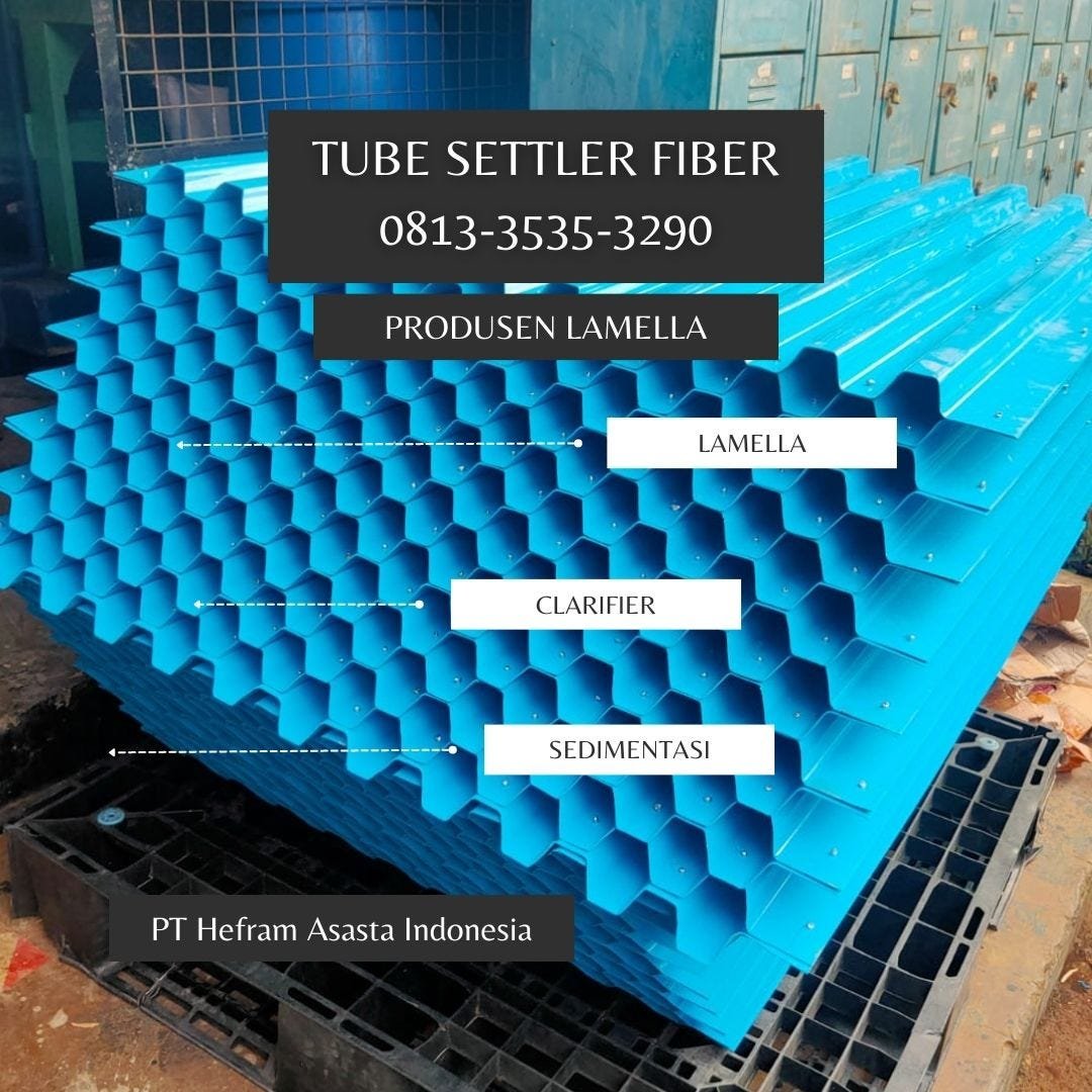 Tube Settler - Lamella Clarifier - Lamella PVC - 0813 3535 3290