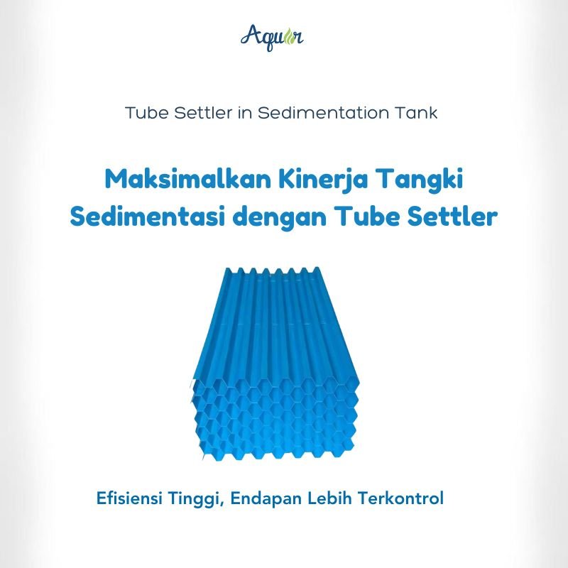 Tube Settler in Sedimentation Tank - Distributor Lamella Indonesia